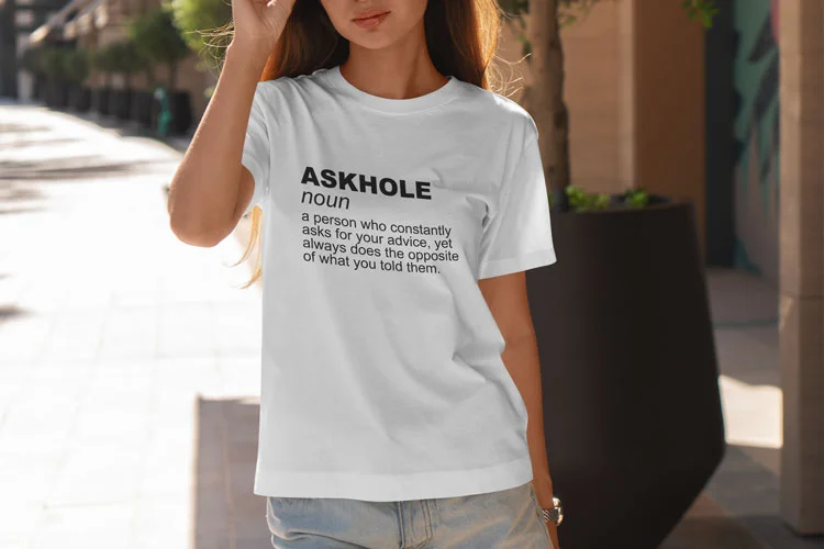 Askhole T-Shirt | Funny T-Shirts | Cool Tees NZ
