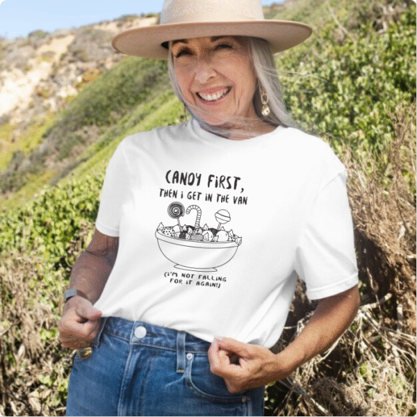 Candy first | warning | Cool Tees NZ